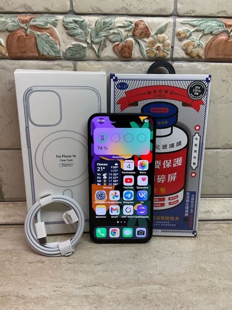 Айфон 14(256) гиг памяти.100% Акумулятор(Заводской)Две физические Sim ...