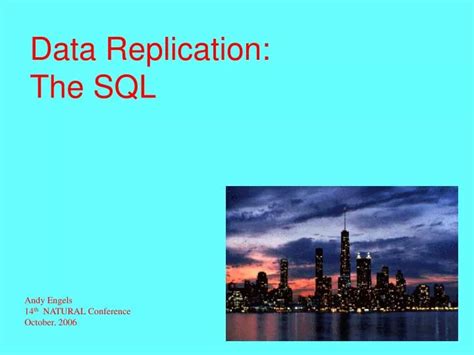 PPT Data Replication The SQL PowerPoint Presentation Free Download ID