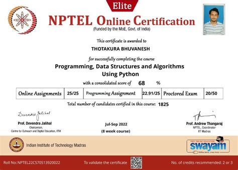 nptel pythonprogramming datastructures algorithms… bhuvanesh thotakura