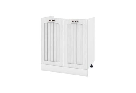 Долен кухненски шкаф за бордова мивка Сити БФ Бяло фладер 04 30 80 см • Модулна система за кухня