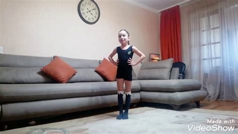 მხატვრული ტანვარჯიში ნუკი ბექაური 5 წლის დარჩისახლში Youtube