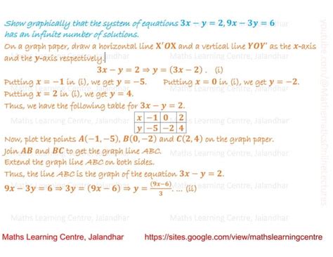 Class 10 Chapter 3 Pair Of Linear Equations In Two Variables