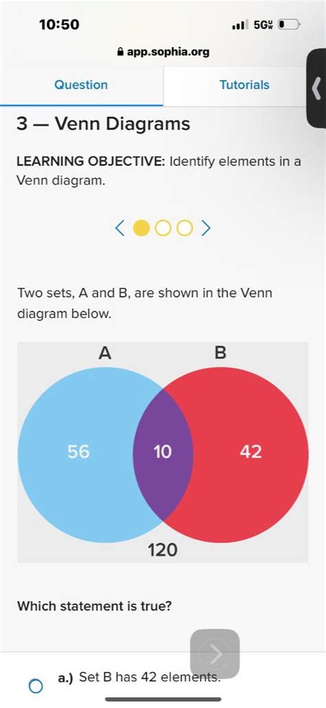 10 Question Tutorials 3 Venn Diagrams Learning