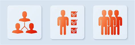 비즈니스 슈트 프로젝트 팀 베이스 및 사용자 그룹에서 사람의 사용자를 설정합니다 흰색 정사각형 버튼 벡터 0명에 대한 스톡 벡터 아트 및 기타 이미지 Istock