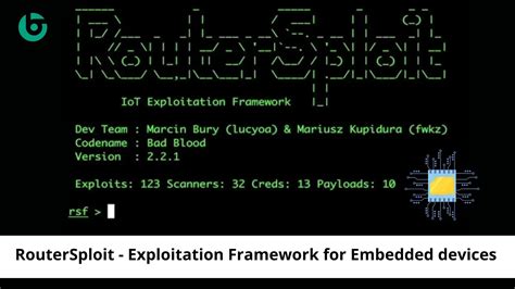 Exploitation Framework For Embedded Devices Routersploit