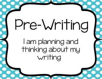 Writing Process Chart By Create Dream Explore TPT