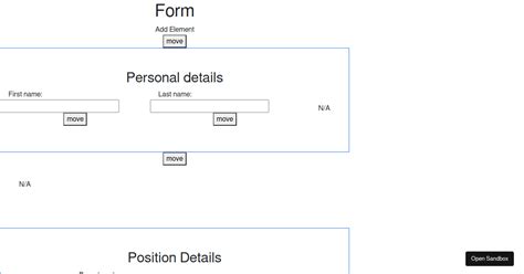 react dnd kit form codesandbox