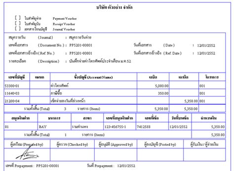ใบสำคัญจ่าย Payment Voucher ควรออกจากโปรแกรมบัญชีเพราะอะไร Myaccount