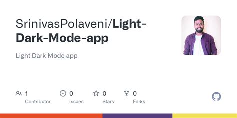 GitHub SrinivasPolaveni Light Dark Mode App Light Dark Mode App