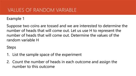 Discrete And Continuous Random Variable Pptx Physics Science