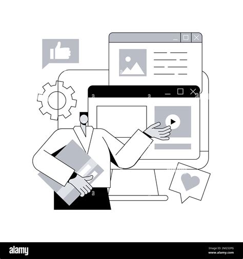 Content Aggregator Abstract Concept Vector Illustration Aggregator