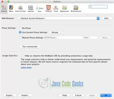 NetBeans IDE Tutorial Java Code Geeks