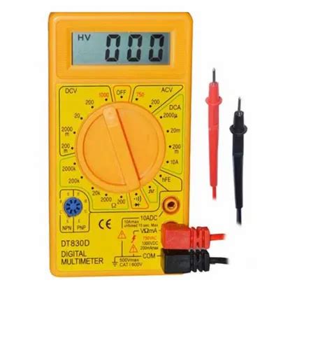 UNITY MULTIMETER DT 830D 3 Digit At 130 Piece In New Delhi ID 22668282262