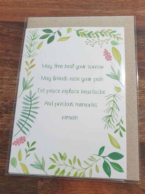 Sympathy Poem Card
