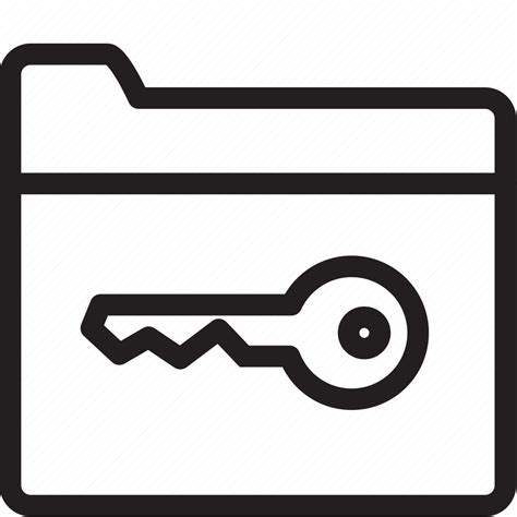 Access Folder Key Lock Password Permissions Private Icon Download On Iconfinder