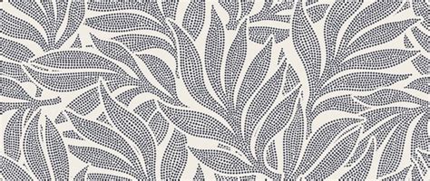 Dots Leaves Pattern Over 166763 Royalty Free Licensable Stock