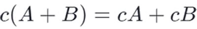 Scalar Multiplication Property Linear Algebra Using Python