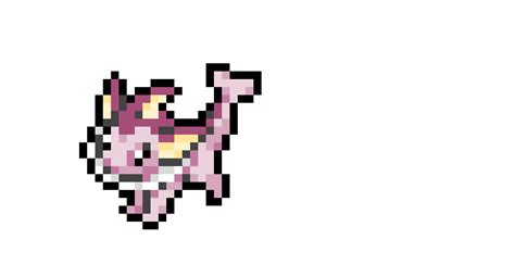 Shiny Vaporeon Pixel Art