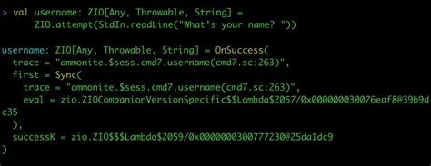 Zio How A Zio Value Looks Like A Blueprint In The Scala Repl