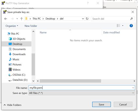 convert ppk file to pem file using putyygen
