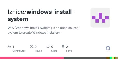 Github Lzhicewindows Install System Wis Windows Install System Is