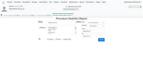 Ui Of Procedure Statistics Report Is Not Up To The Mark · Issue 3233