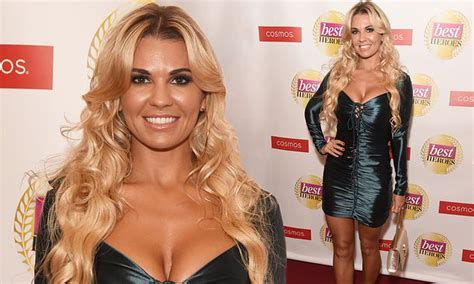 Christine Mcguinness Shows Off Her Ample Assets As She Poses At The