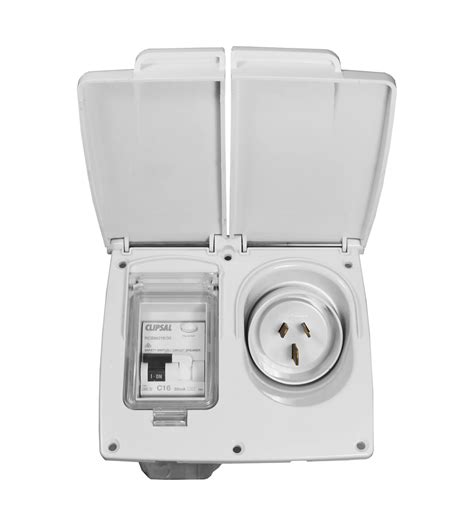 J Series Inlet Socket Outlet With Rcd Switch Cms Electracom Australia