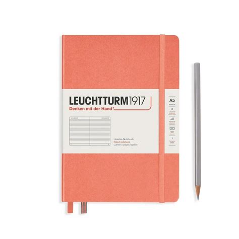 Leuchtturm1917 Hardcover Notebook A5 Ruled Bellini Teachit Co