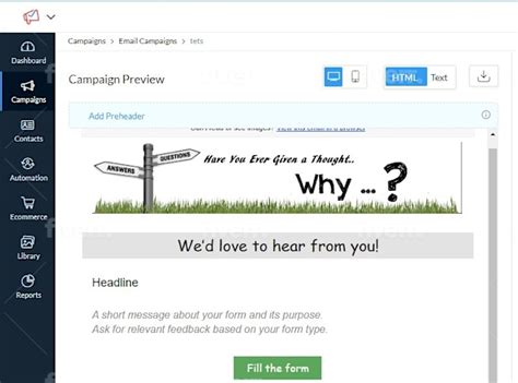 Customize Zoho One Zoho Campaigns Zoho Crm Forms Zoho Books And