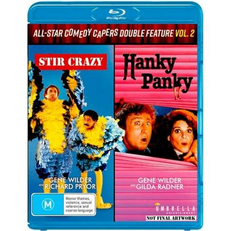 Stir Crazy Hanky Panky All Star Comedy Capers Double Feature Volume 2 Blu Ray Umbrella