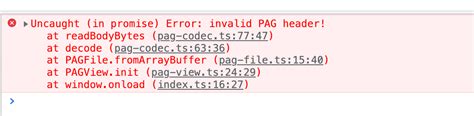 Invalid PAG Header Issue 761 Tencent Libpag GitHub