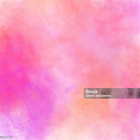 수채화 브러시 스트로크와 핑크 오렌지 노란색 추상 벽 텍스처 파스텔 컬러 추상 수채화 브러쉬 스트로크 배경 카드 파티 초대장