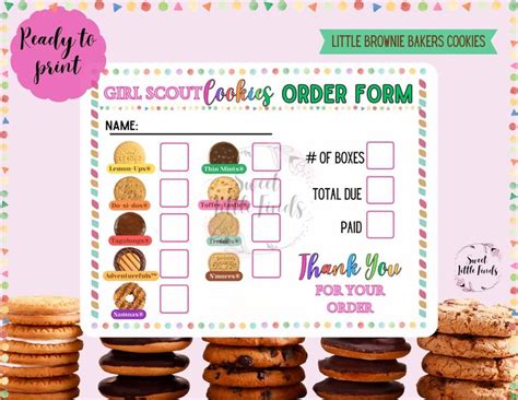 Girl Scout Cookies Lbb 2024 Printable Order Form Girl Scout Cookie