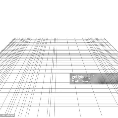 In Perspective Grid Of Irregular Lines High Res Vector Graphic Getty Images