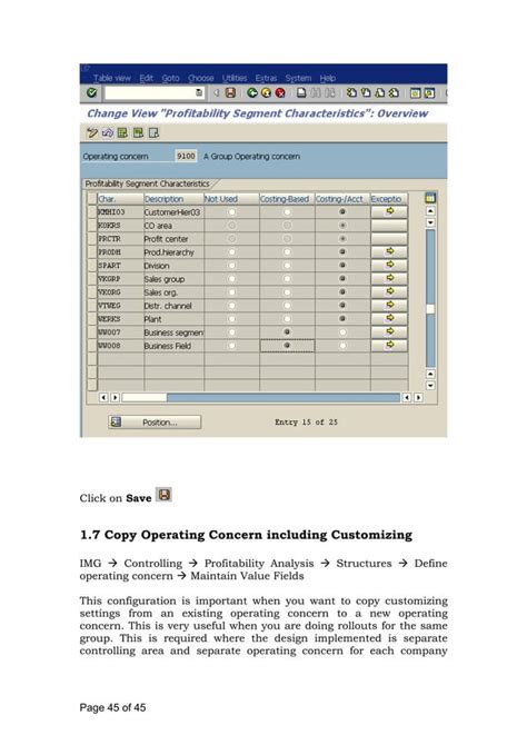 Copa Configuration PDF