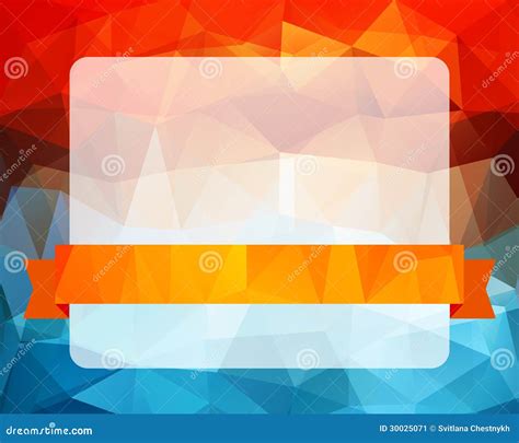 Abstract Geometric Background Stock Vector Illustration Of Paper Creative 30025071