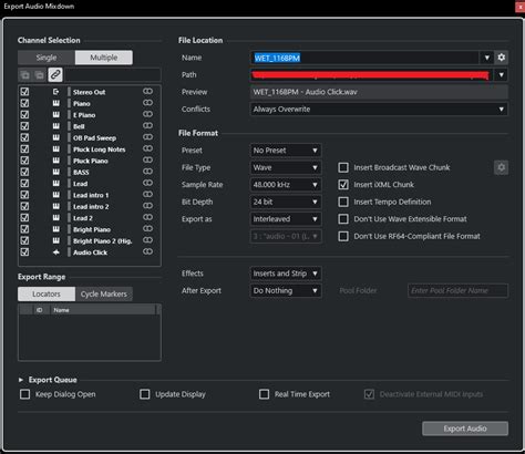 Cubase Export Multiple Files At Lower Volume Cubase Steinberg Forums