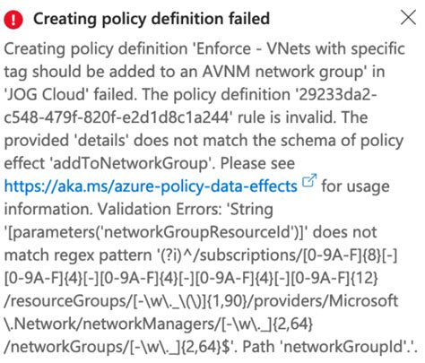 Azure Virtual Network Manager Dynamic Network Group Membership Journey Of The Geek