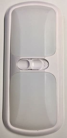 LED EURO STYLE DOUBLE LIGHT WITH WHITE LENS SOFT WHITE