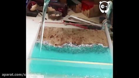 وسایل تزیینی که از ترکیب چوب و رزین ساخته می‌شوند