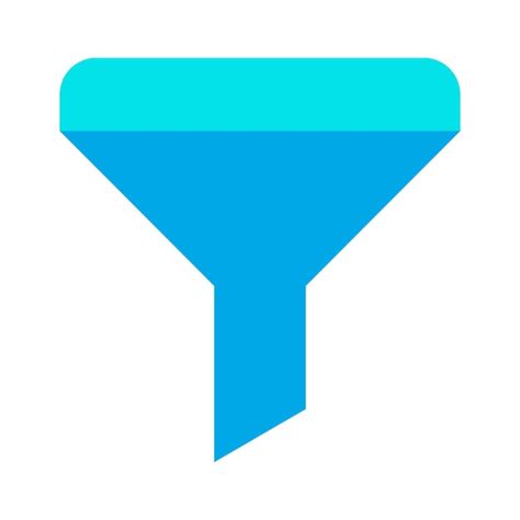 Premium Vector Filter Sorting Blue Icon Vector Illustration