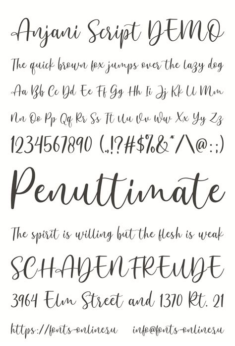 Anjani Script Demo Font