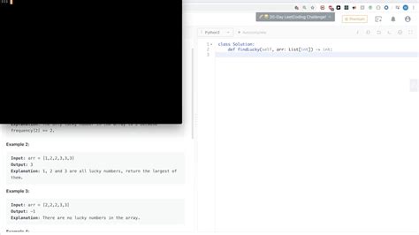 Live Coding Leetcode Find Lucky Integer In An Array YouTube