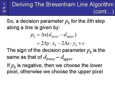 Bresenham Line Drawing Algorithm 2 Of 39 The