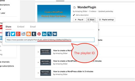 How To Apply For A Youtube Api Key And How To Find Your Youtube Playlist Id Wordpress Plugin