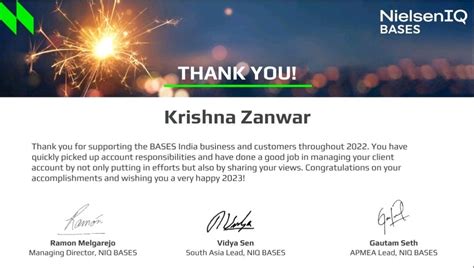 krishna zanwar on linkedin nielseniq