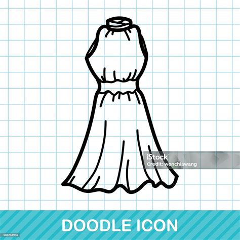 Dress Doodle Stock Illustration Download Image Now Adult Arts