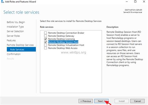 How To Install Remote Desktop Services Terminal Services On Server 2016 2012
