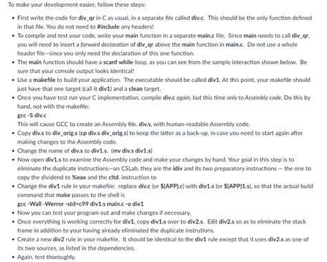 Solved Both Integer Division And Modulo In C Get Translated Chegg Com